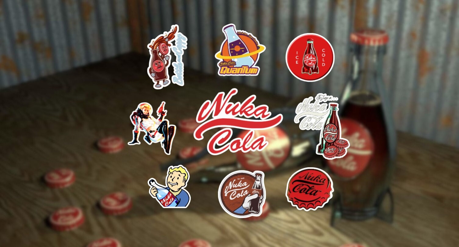 Fallout Stickers Nuka Cola Pack - Etsy