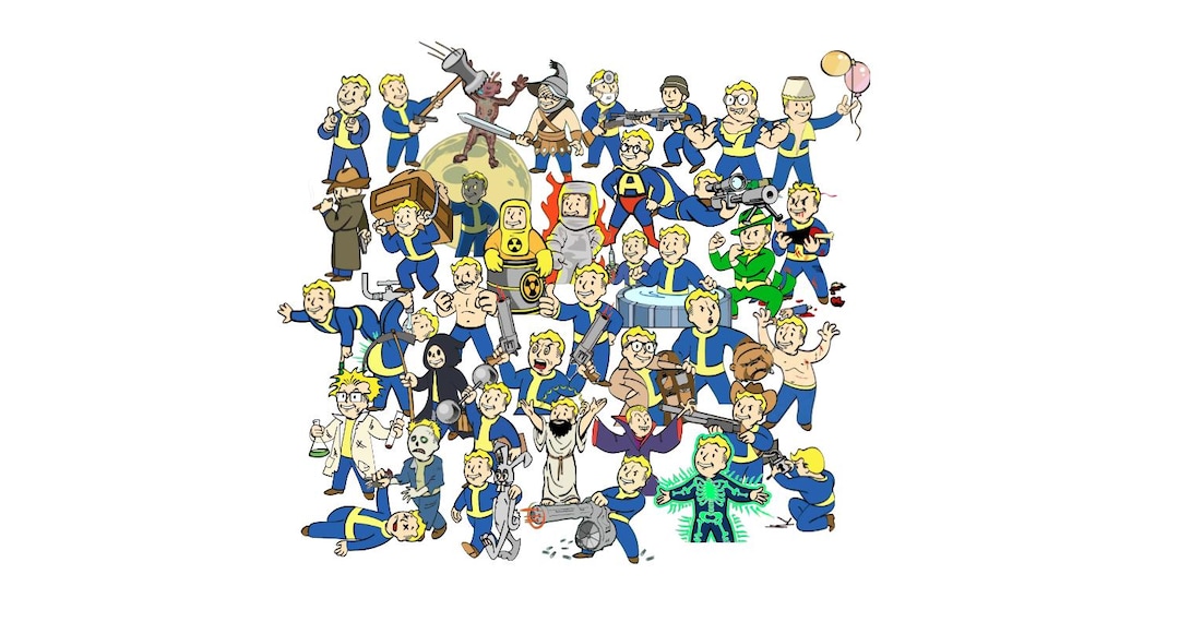Fallout Stickers | Fallout Perk Pack - Etsy