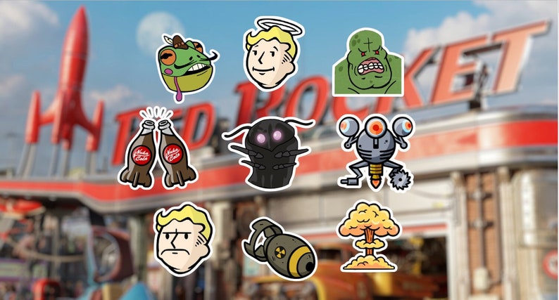 Fallout Stickers Icon Pack - Etsy