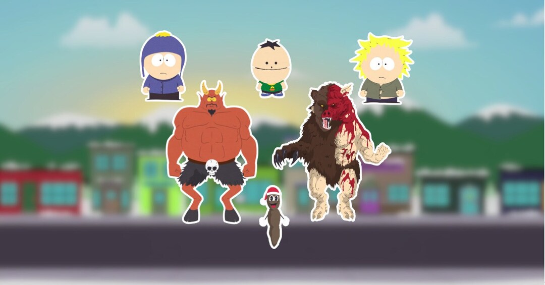 South Park Stickers South Park Character Pack 2 tweek, Craig, Ike, Mr ...
