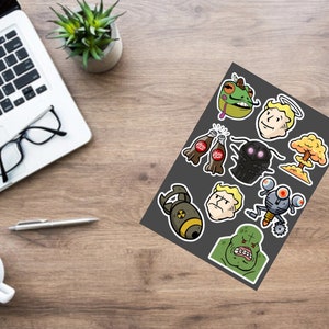 Fallout Stickers | Icon Pack - Etsy