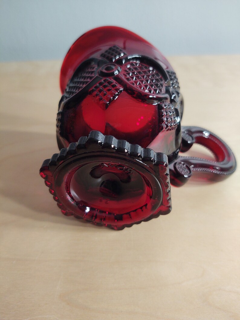 Avon Cape Cod Ruby Red 1876 Collection Creamer Sugar Napkin - Etsy