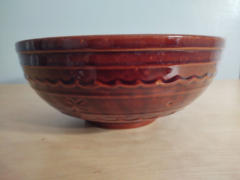 Vintage Marcrest Daisy and Dot Stoneware French Handled Casserole ...