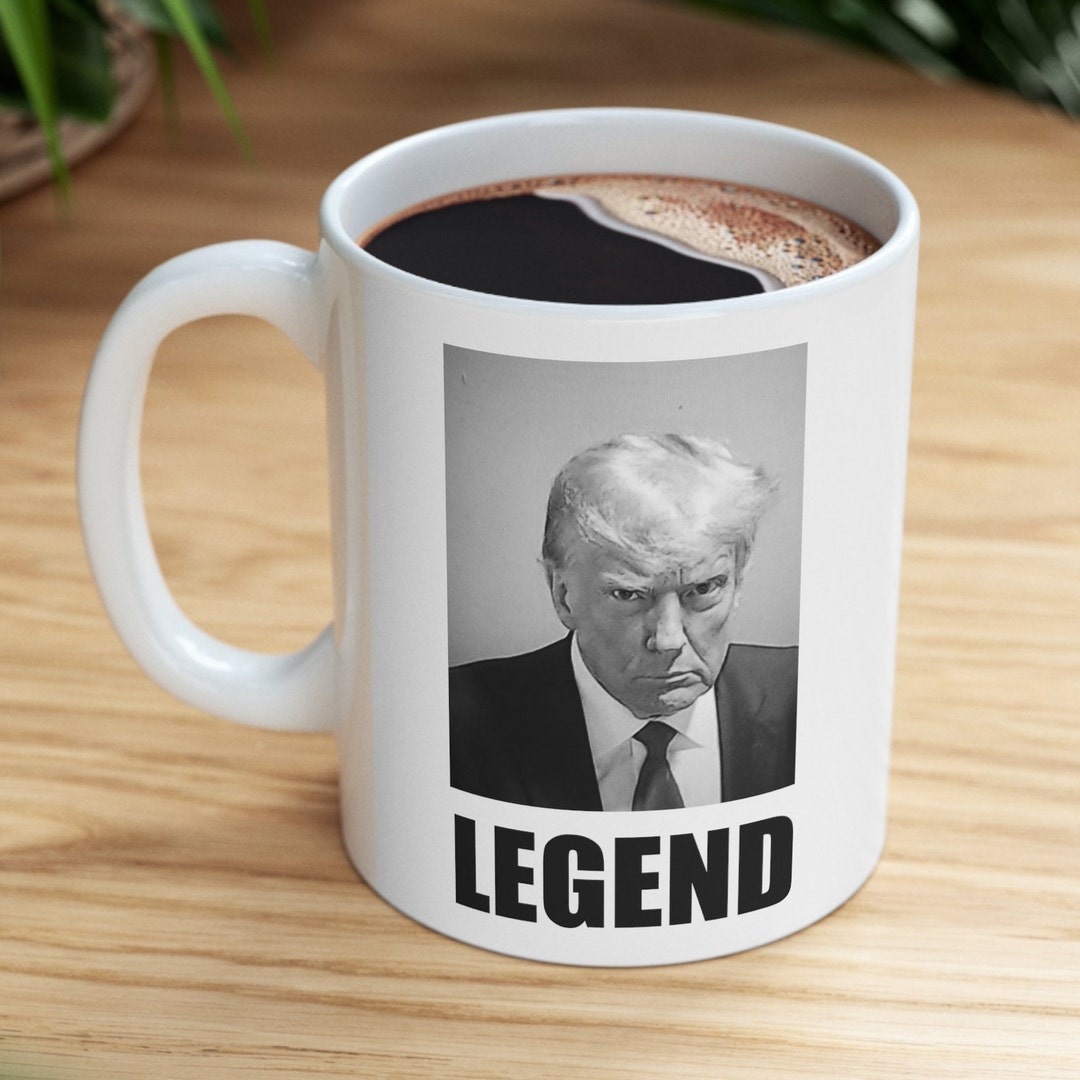 Trump Mugshot Coffee Mug Trump Indictment Mug Shotconservative - Etsy