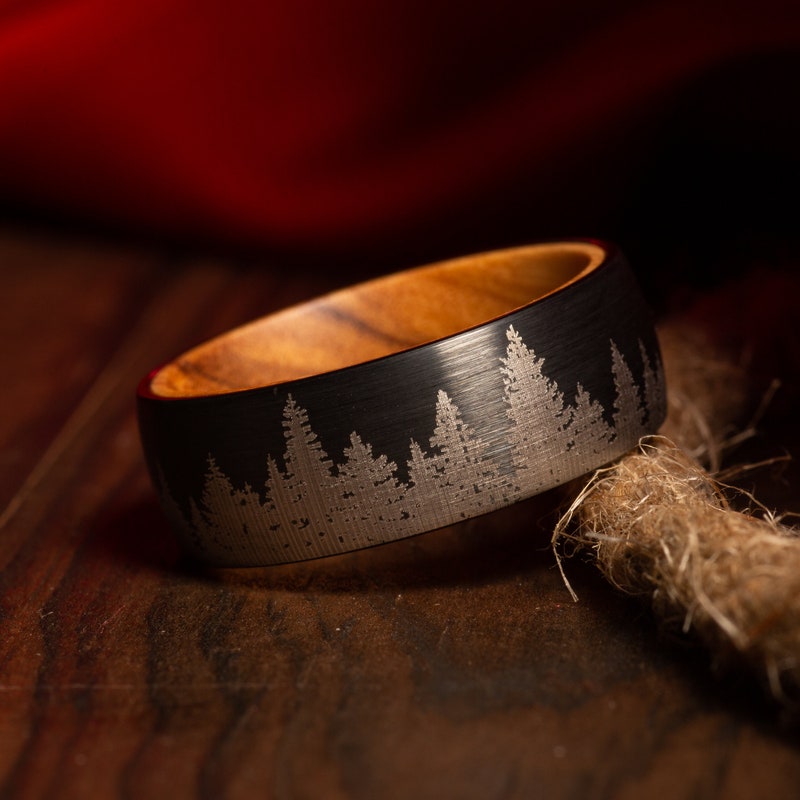 Tree Wedding Ring - Etsy