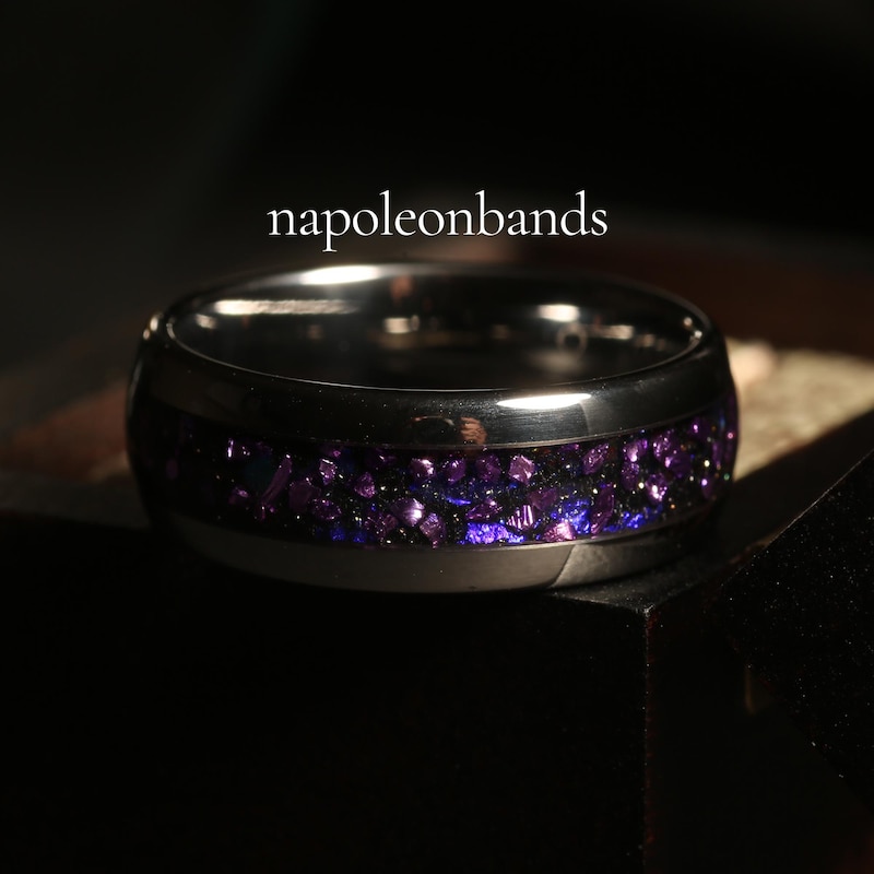 Purple Amethyst Ring - Etsy