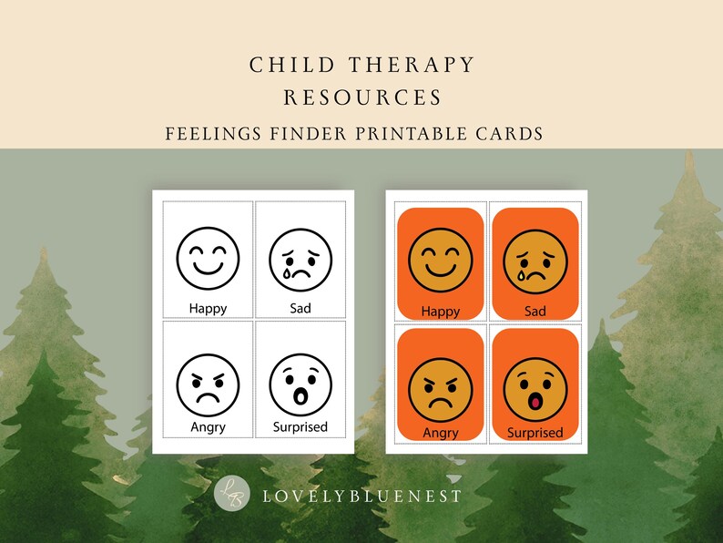 Emoji Feelings Cards: Emotional Learning for Kids (digital Download) - Etsy
