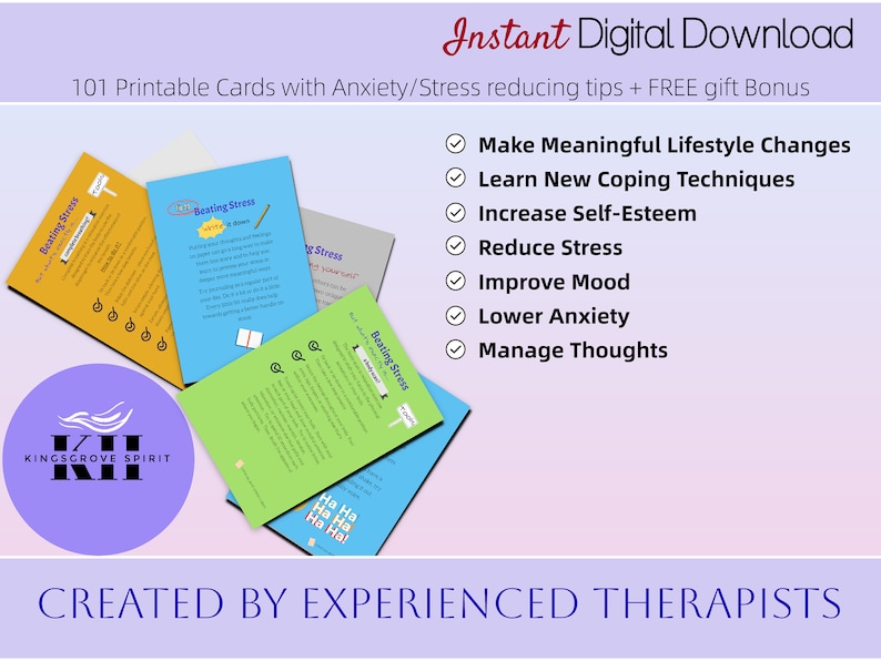 Anxiety Skills Management Flash Cards Bundle Cognitive Behavioral and ...