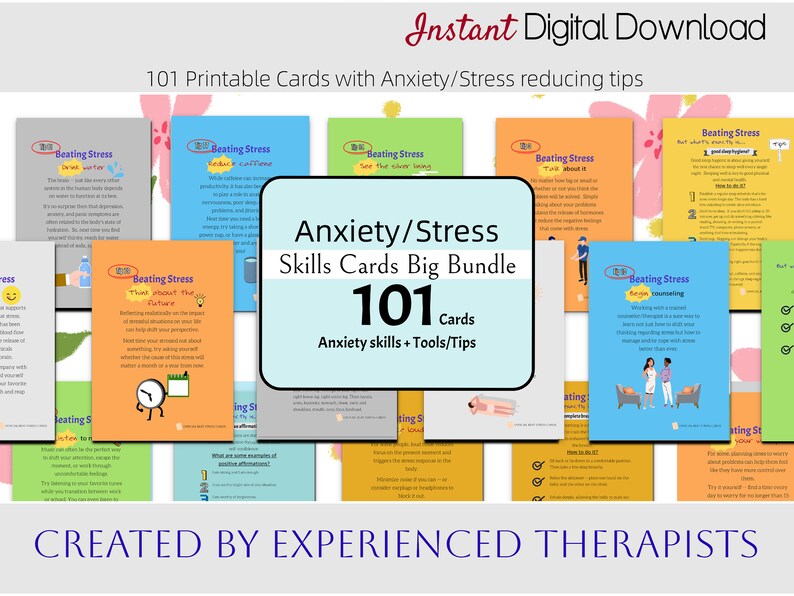 Anxiety Panic Worry Stress Complete Therapy Ultimate Bundle Cognitive ...