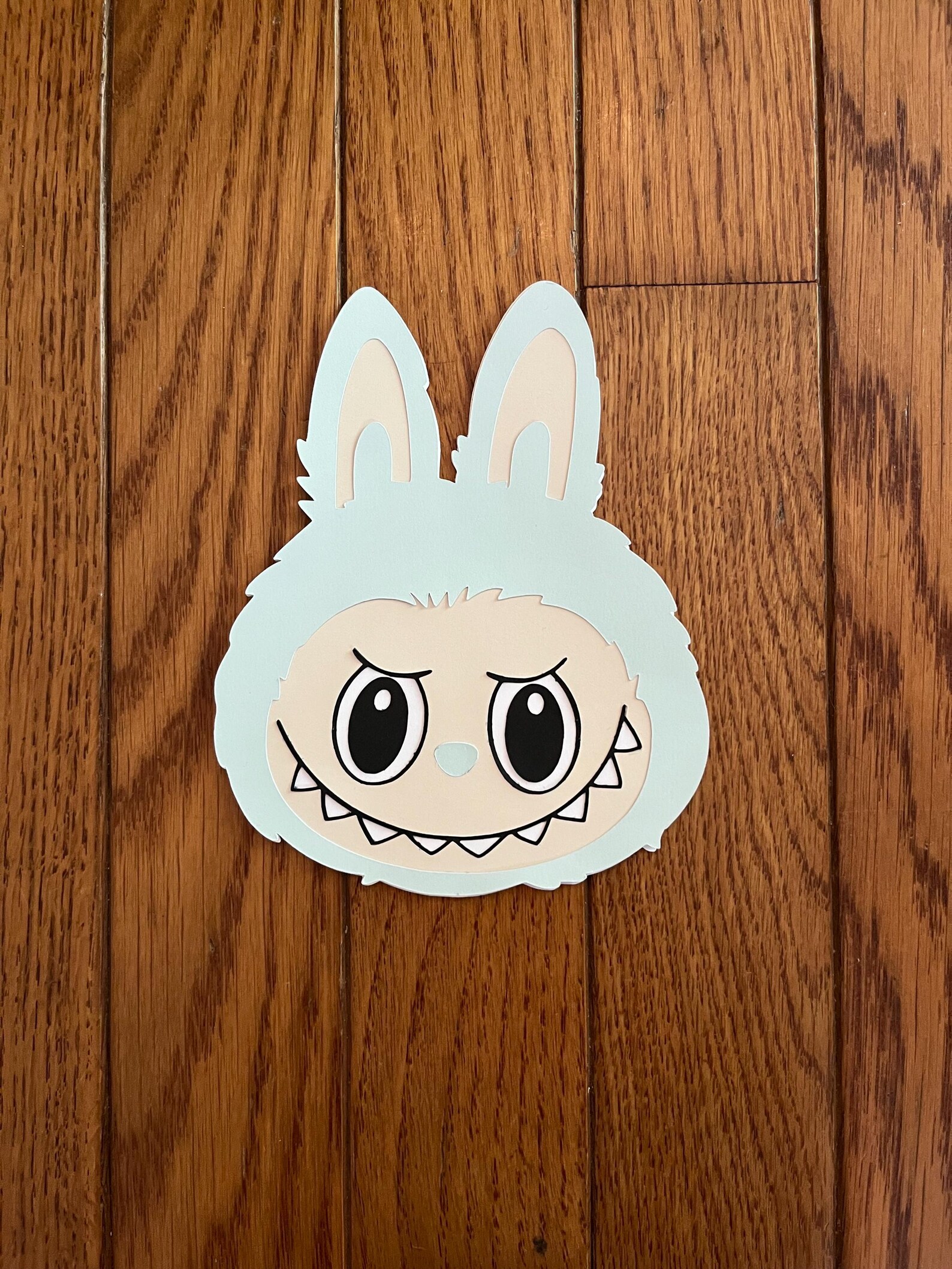 Labubu Custom Card (blue) - Etsy