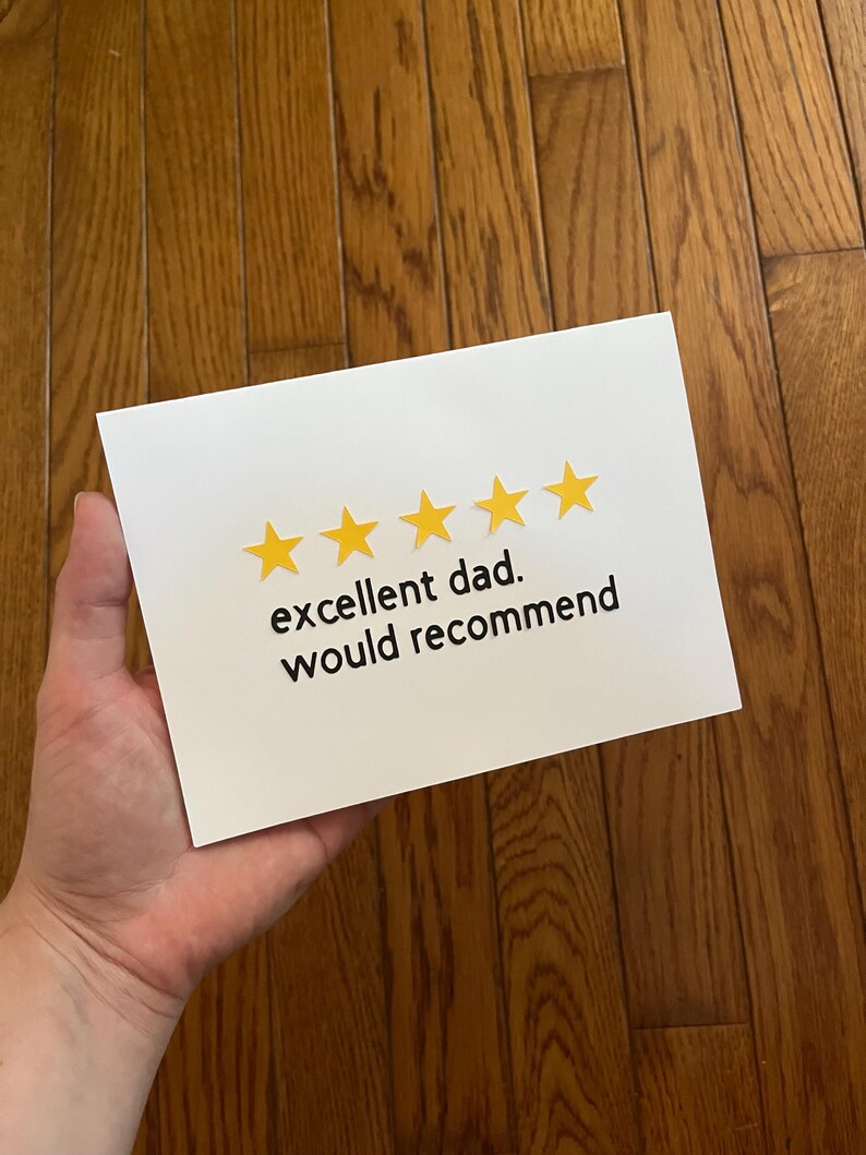 Fathers Day Custom Card - Etsy