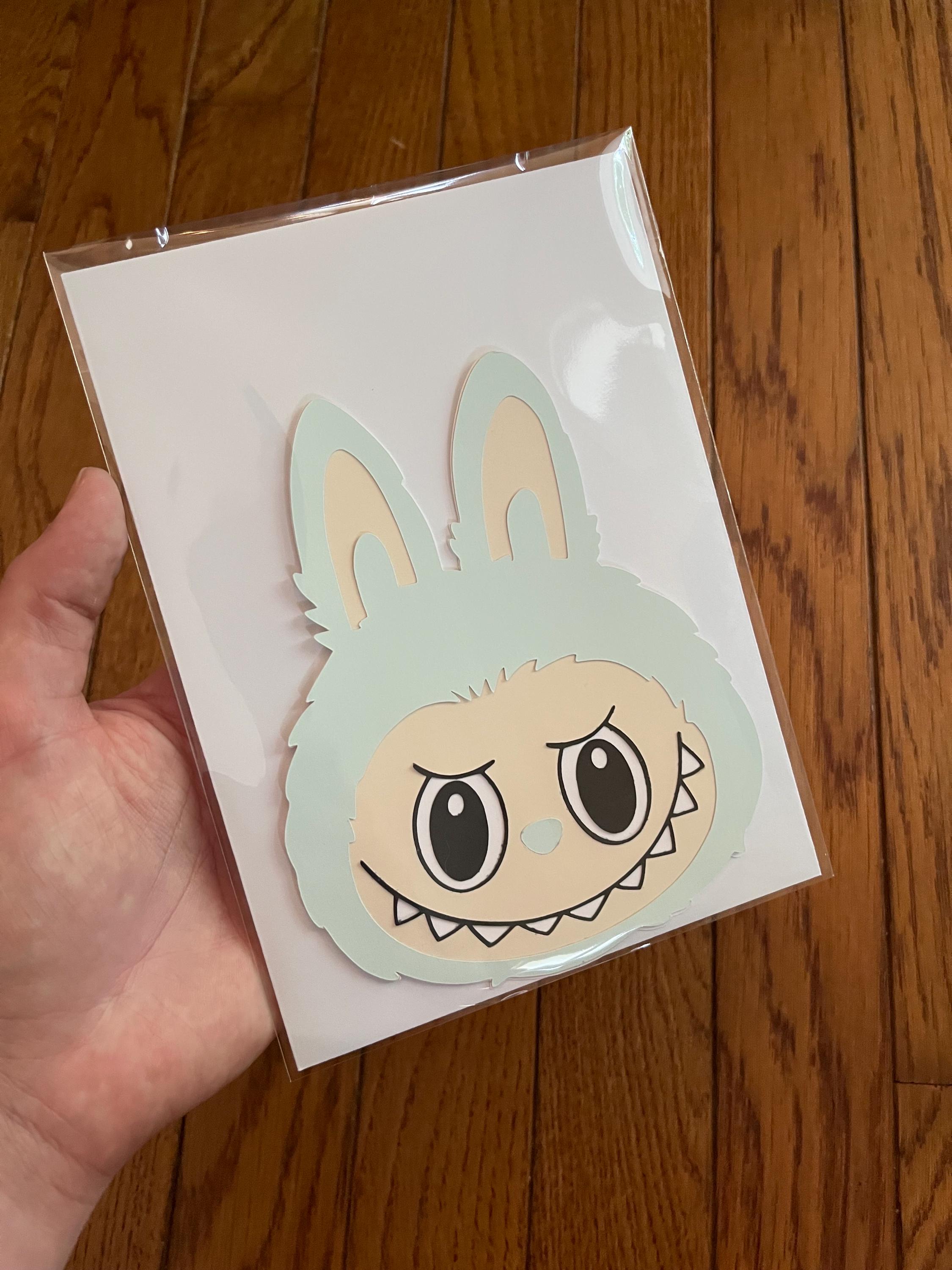 Labubu Custom Card (blue) - Etsy