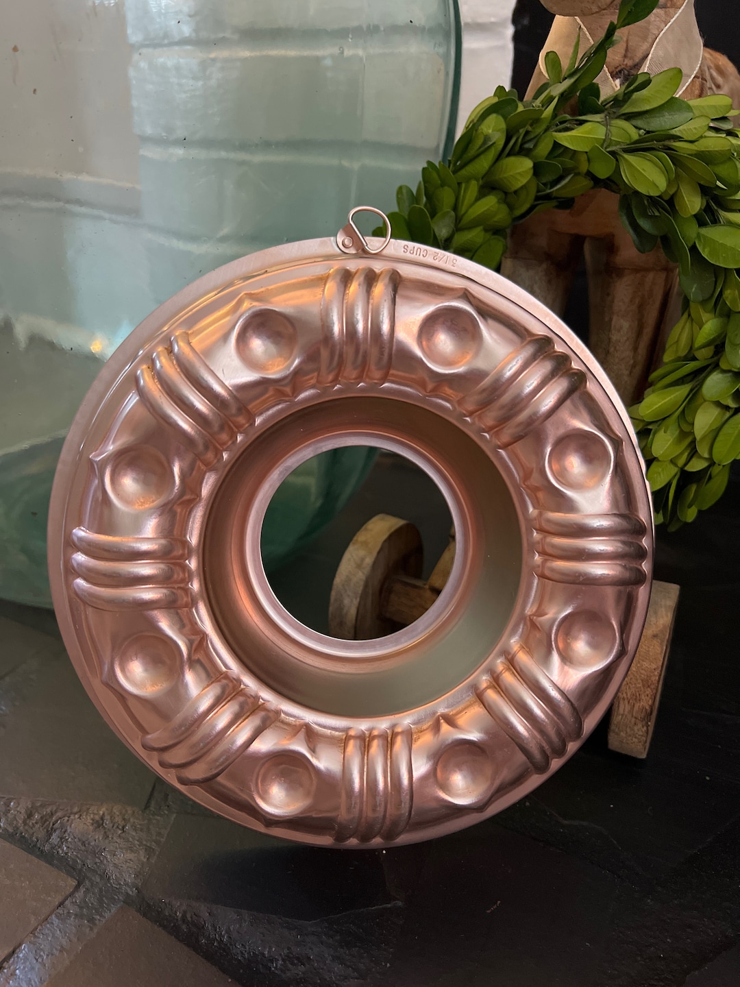Vintage Copper Coated Aluminum Scallop Ring Mold Brass - Etsy