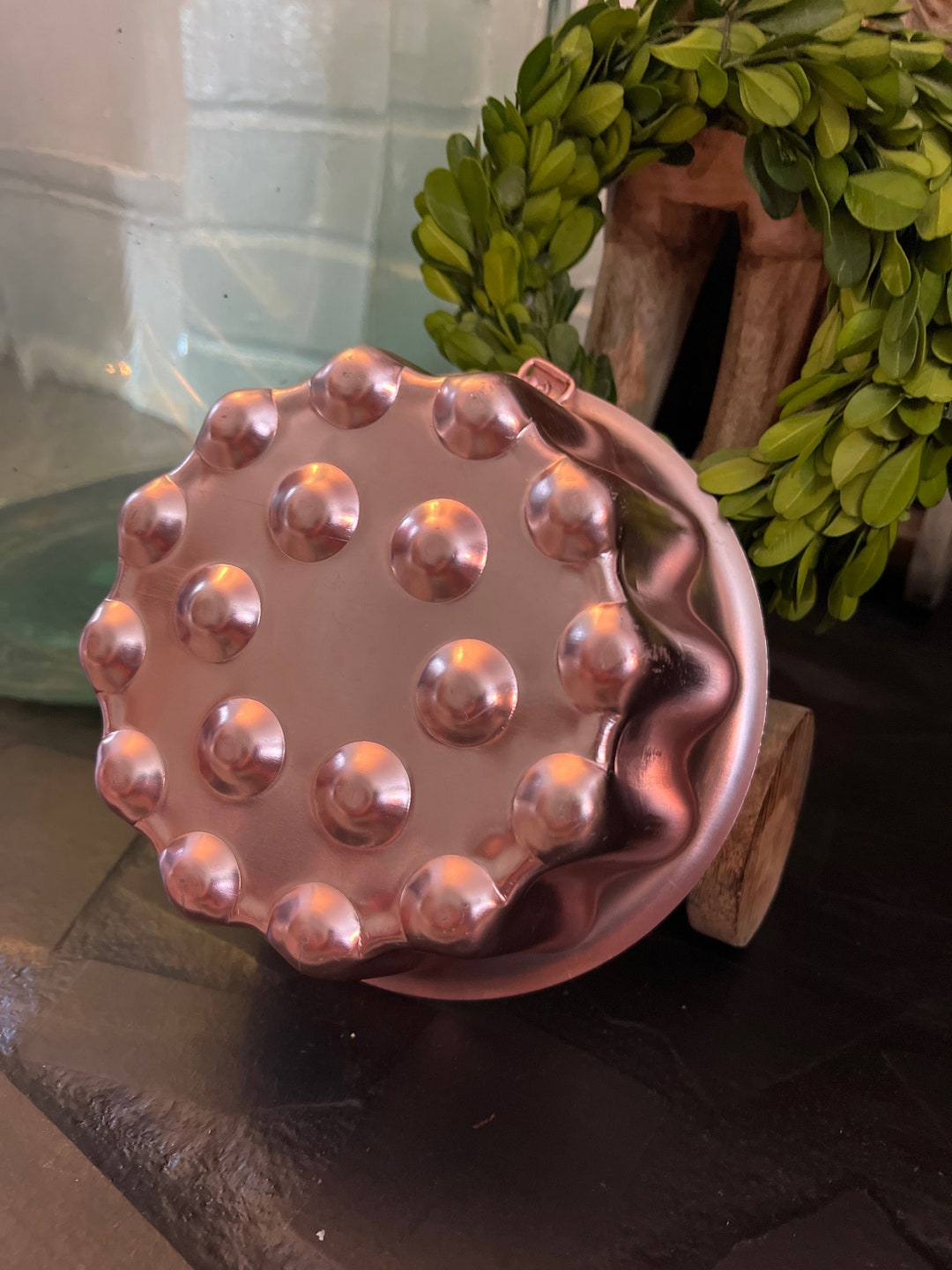 Vintage Copper Coated Aluminum Scallop Mold Brass - Etsy
