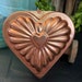 Vintage Copper Coated Aluminum Heart Mold Brass - Etsy