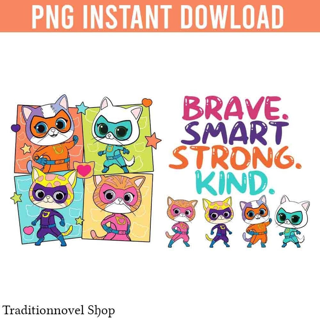 Design Superkitties Bundle PNG Superkitties PNG Super Cat - Etsy