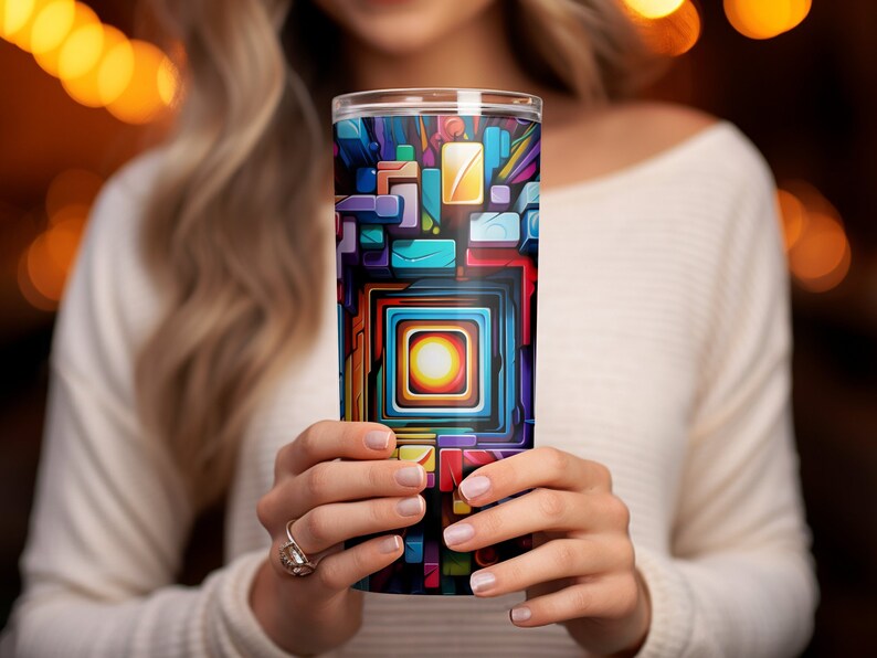 Graffiti Graze 20 Oz Skinny Tumbler Sublimation Design, Straight ...