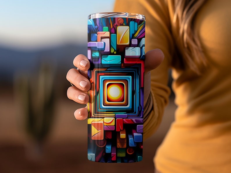 Graffiti Graze 20 Oz Skinny Tumbler Sublimation Design, Straight ...