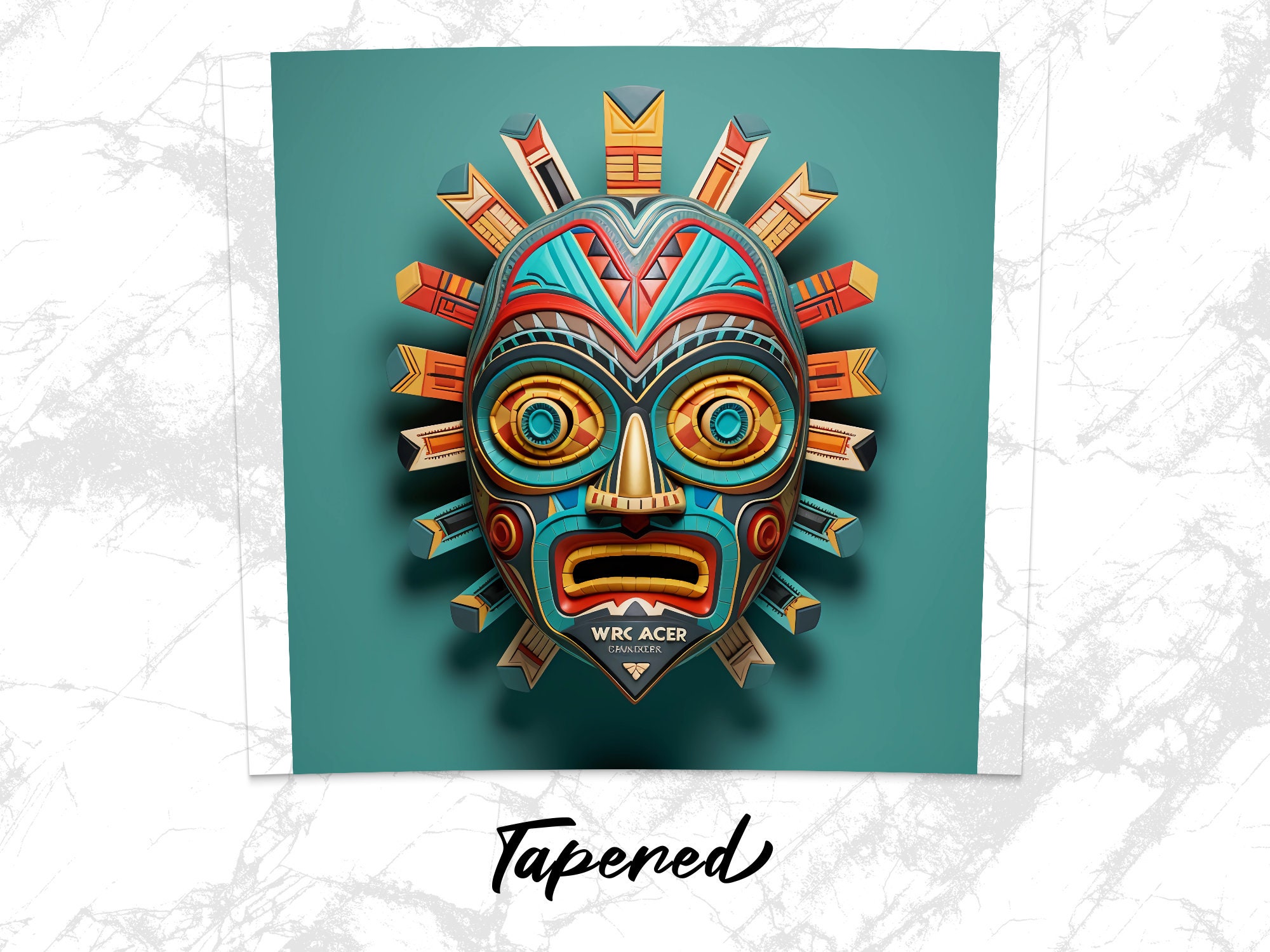 Tribal Aztec Vibes 20 Oz Skinny Tumbler Sublimation Design, Straight ...