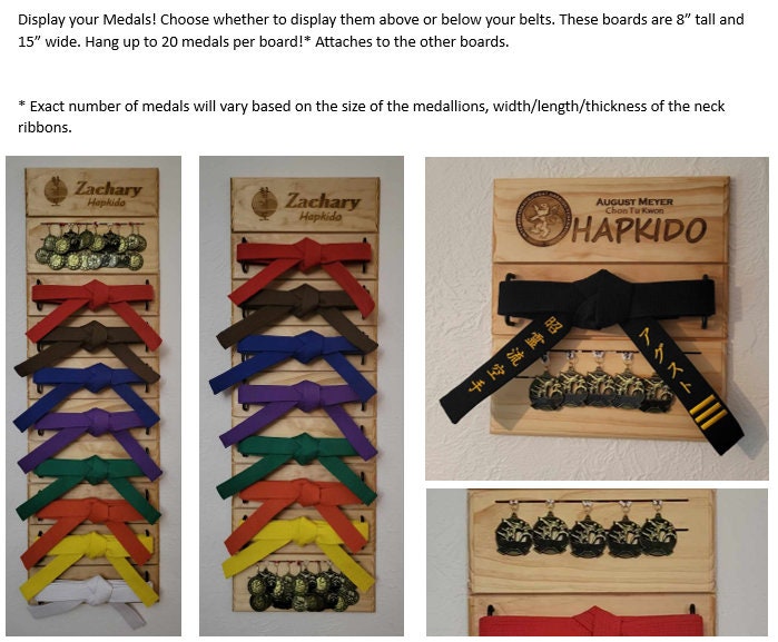 Modular Martial Arts Belt Displays - Etsy