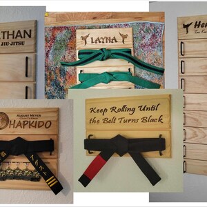 Modular Martial Arts Belt Displays - Etsy