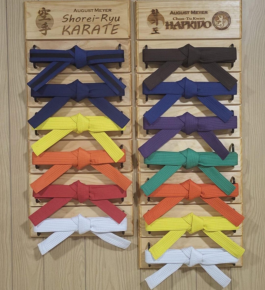 Modular Martial Arts Belt Displays - Etsy