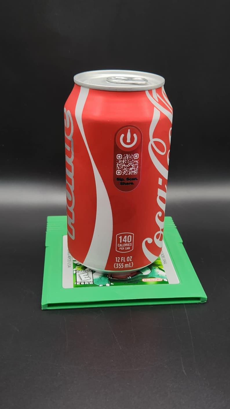 3D Printed Retro Cartridge Coasters – Yellow, Red, Blue, & Green ...