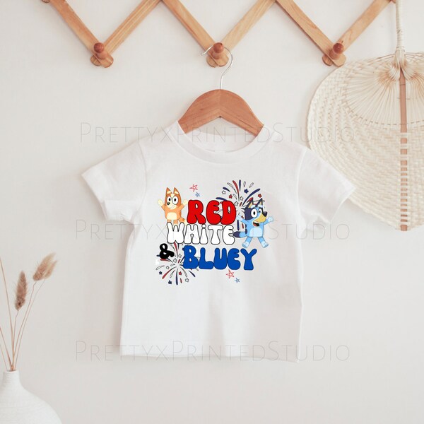 Bluey July 4th Png - Etsy