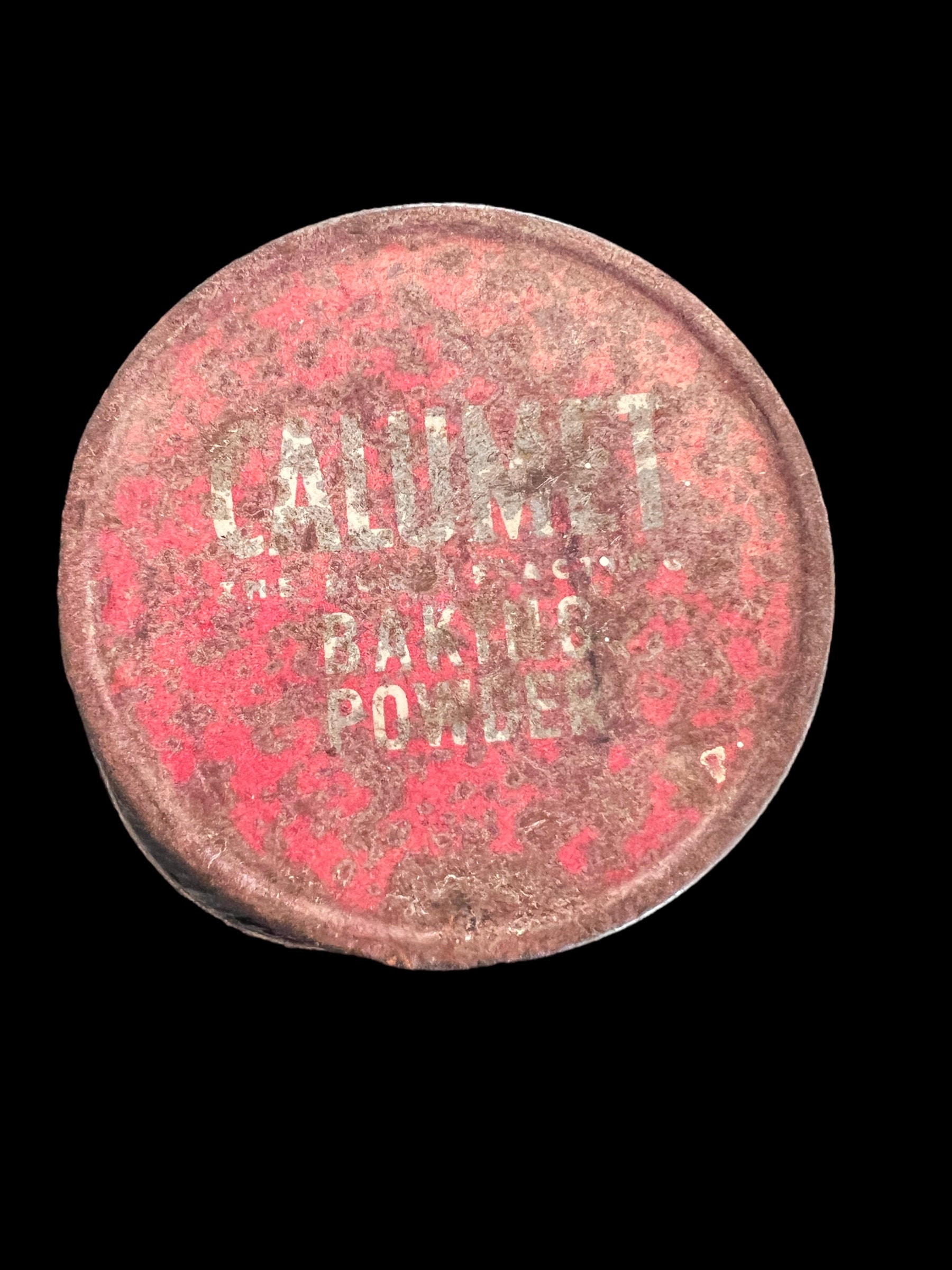 Rare Tin Antique Chippy Advertising Calumet 1lb Baking Powder Tin ...