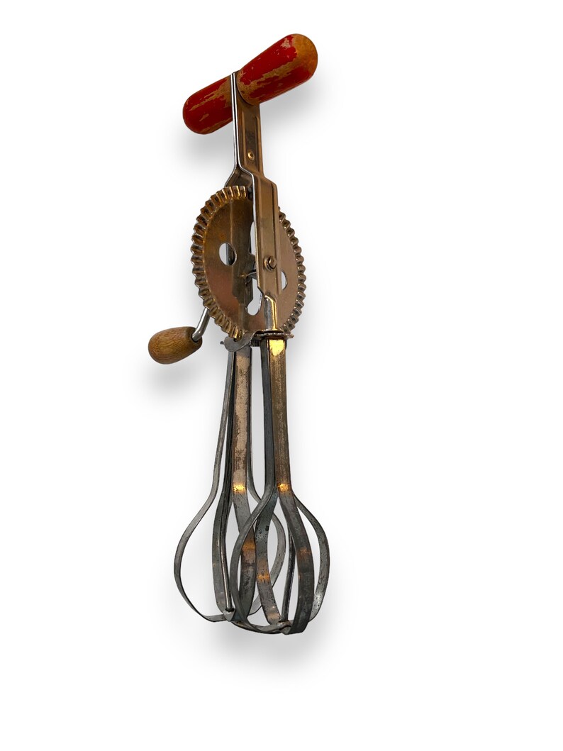 50s Retro Mixer Red Handle Vintage Mixer Rare Hand Mixer - Etsy