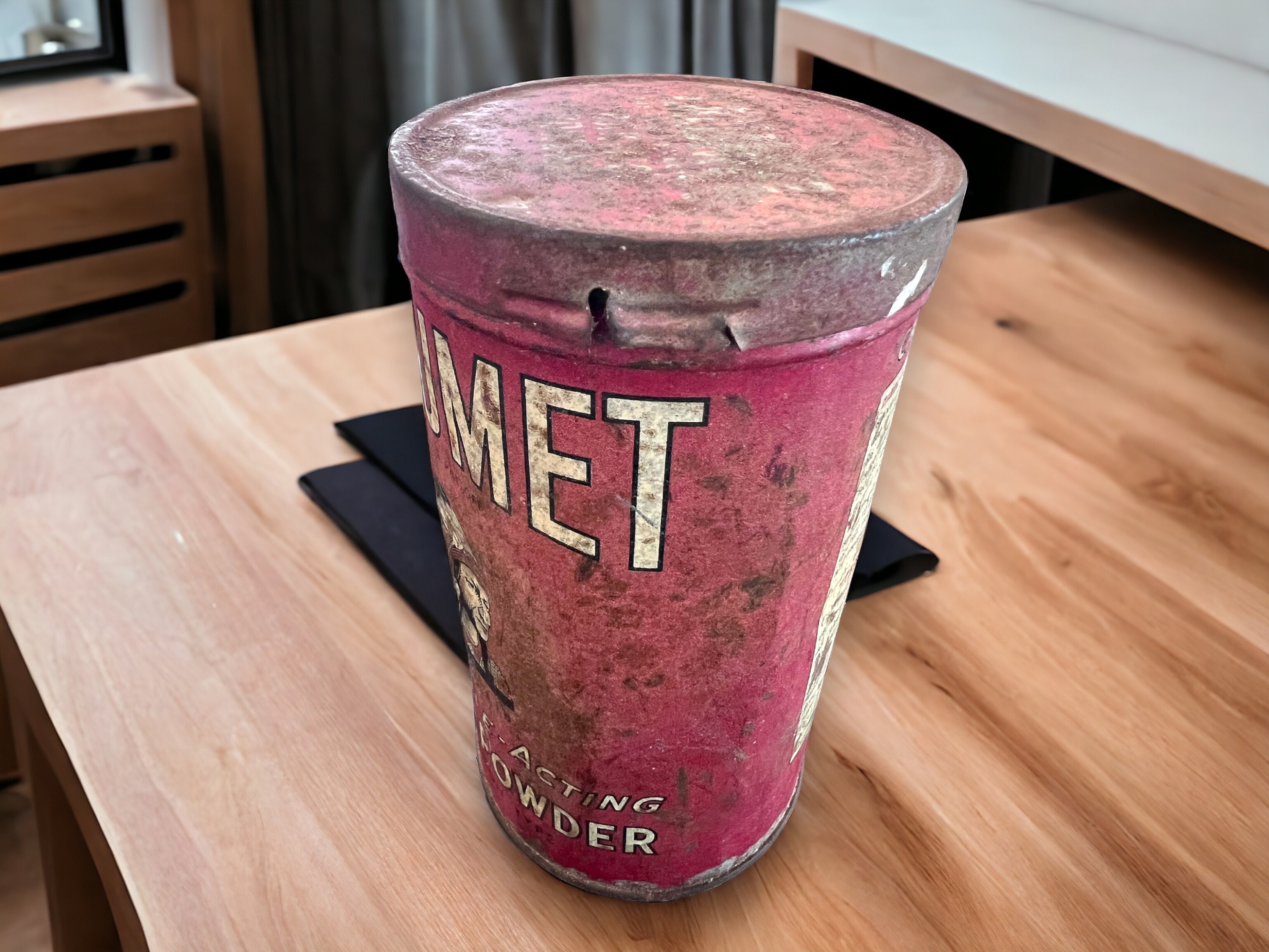 Rare Tin Antique Chippy Advertising Calumet 1lb Baking Powder Tin ...