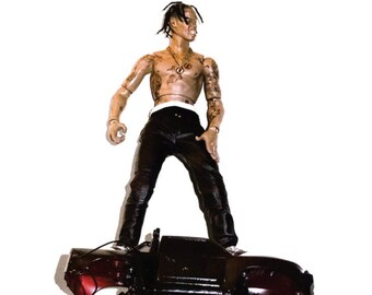 Travis Scott Abstract Rodeo Poster Digital Art Print - Etsy