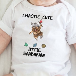 DND Baby Onesie, Dungeons and Dragons Baby Shower Gift, Role Playing ...