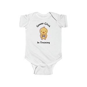 Gamer Present, Baby Chick Gamer, Gaming Onesie, Baby Jumper, Baby ...