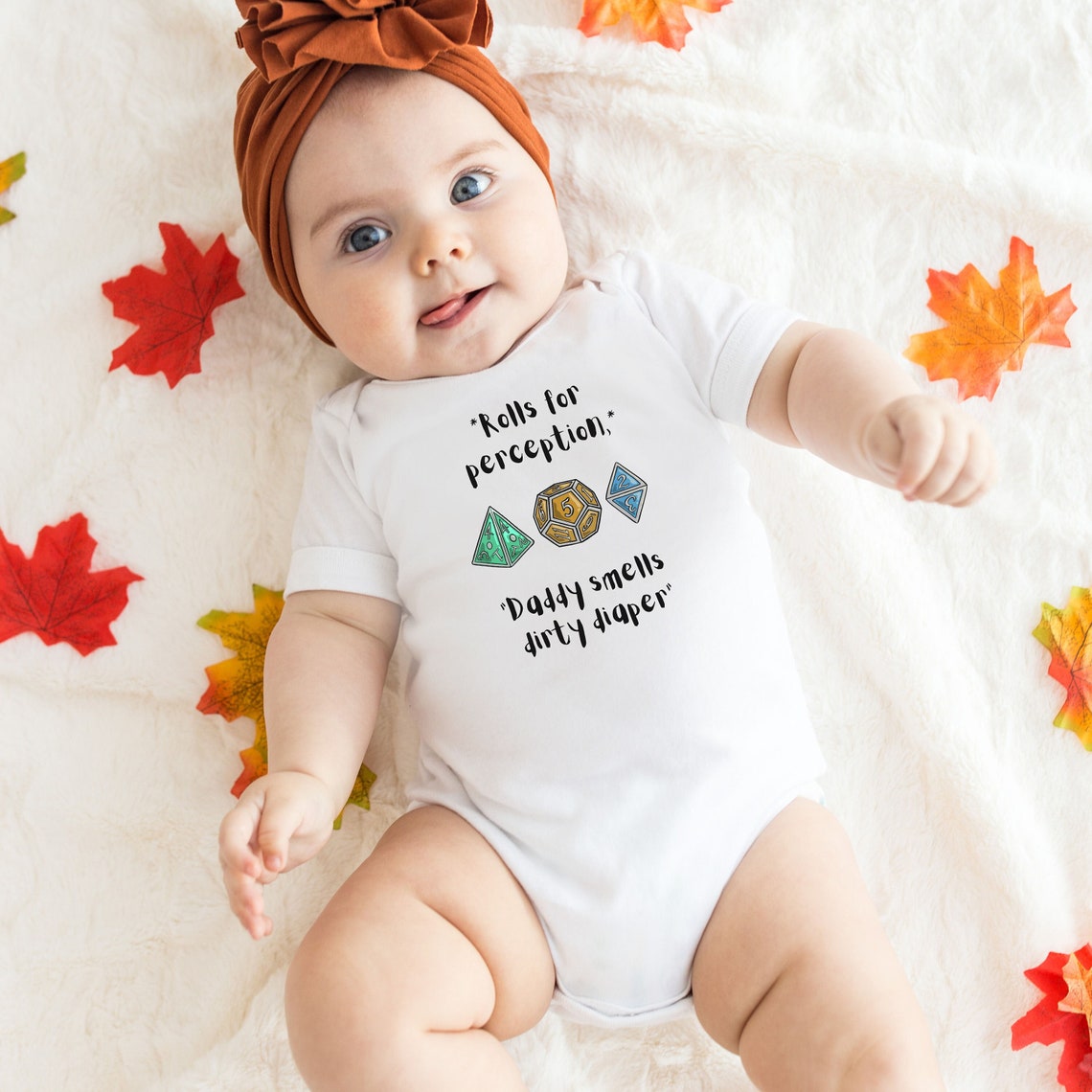 DND Baby Onesie, Dungeons and Dragons Baby Shower Gift, Role Playing ...