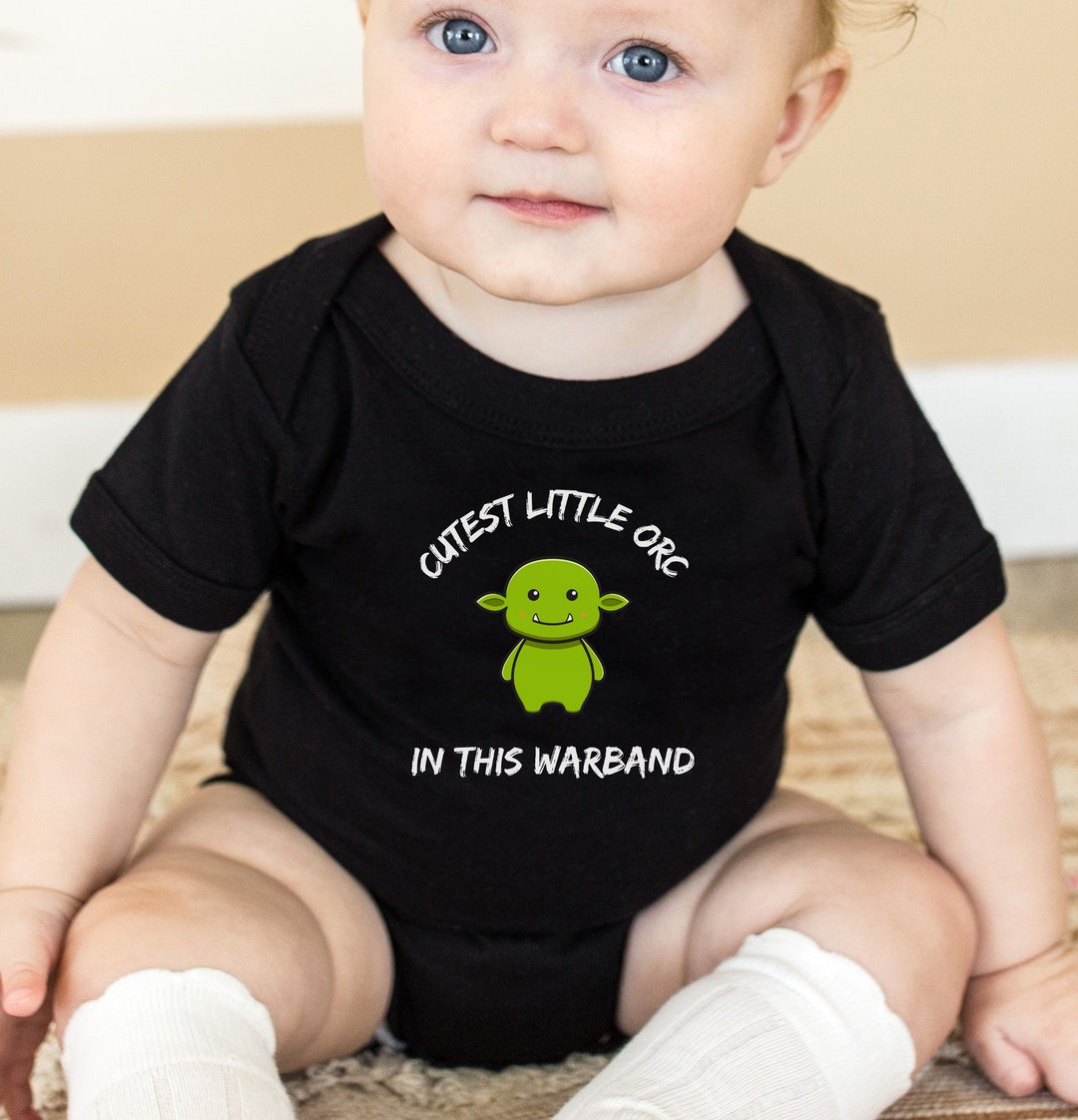 Cutest Little Orc in This Warband DND Baby Onesie Dungeons and - Etsy