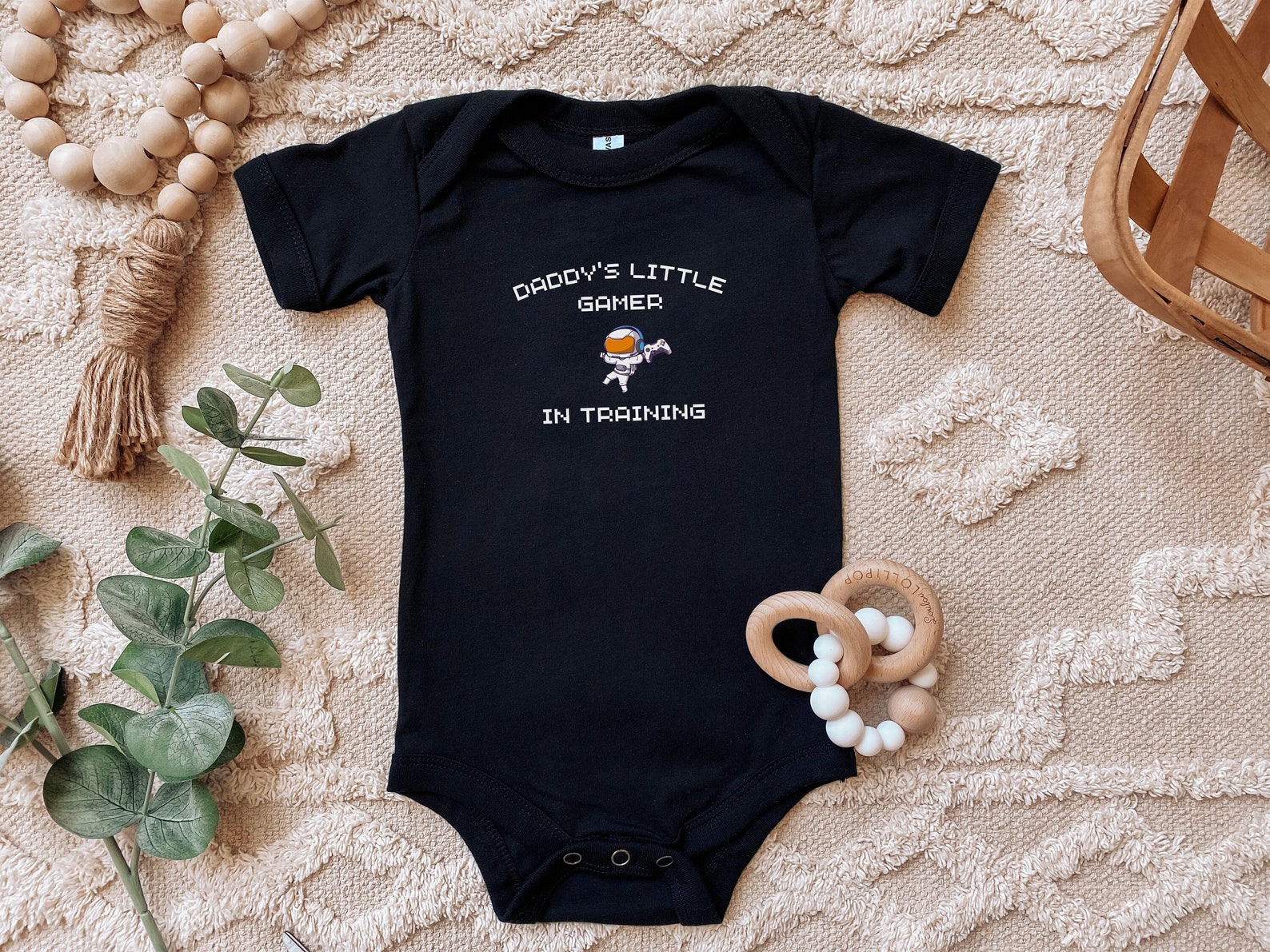 Baby Gamer Present, Daddy's Little Gamer, in Training, Gaming Onesie ...