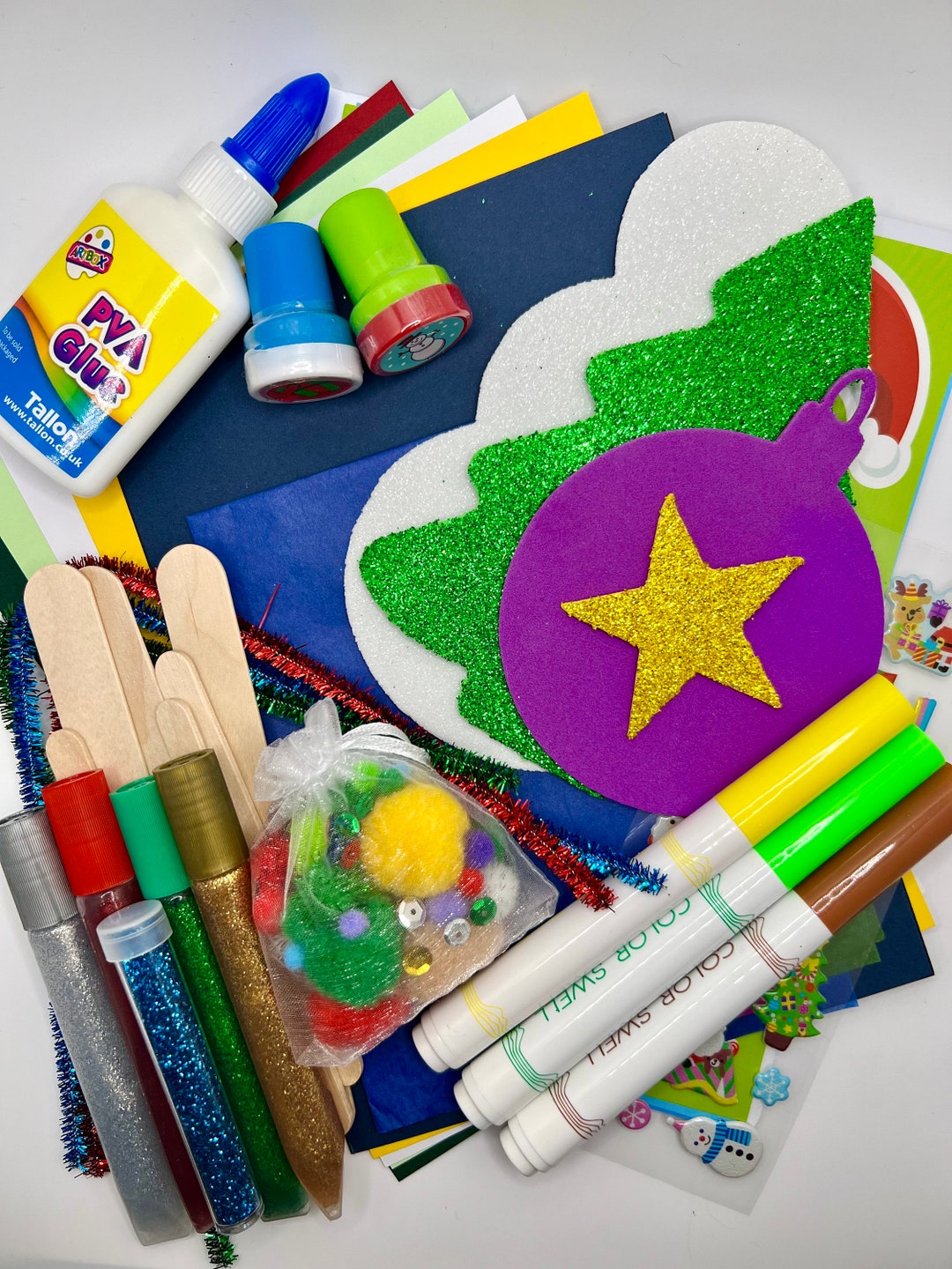 Christmas Craft Kit Children's Craft Kit Kids Crafts and Activities ...