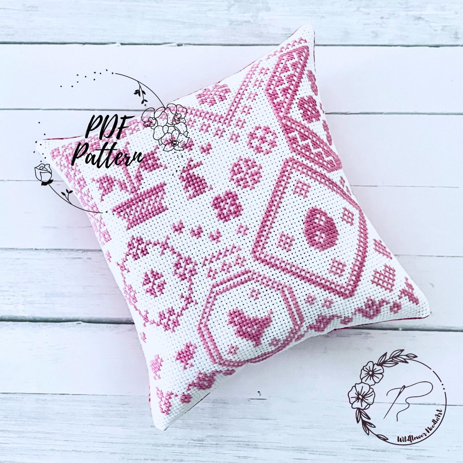 PDF Quaker, Sampler, Cross Stitch Pattern, Ornament, Easter, Cross ...