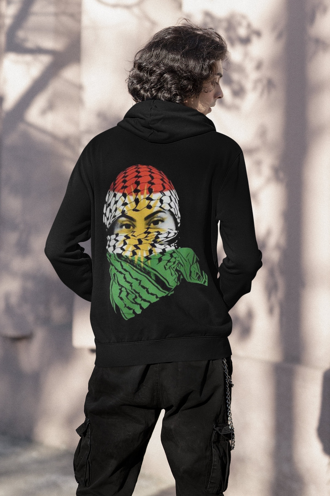 Free Gazza Hoodie, Back Print Design, Gaza Streetwear Hoodie, Free Gaza ...