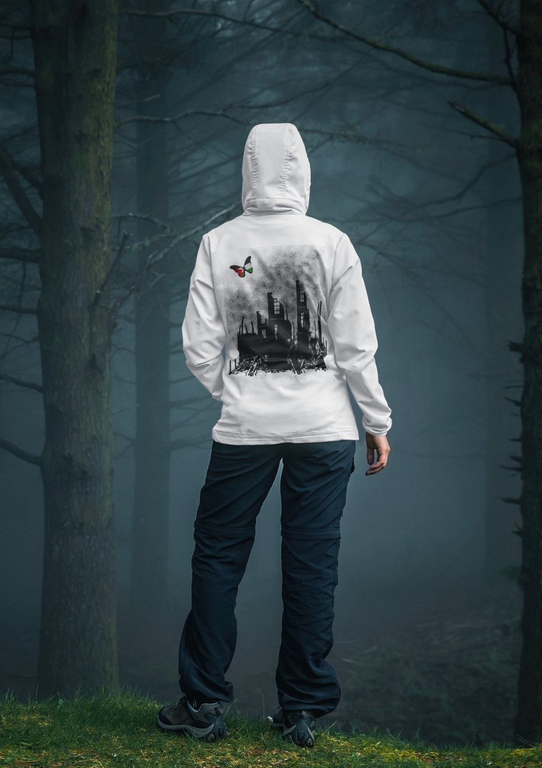 Free Hoodie Back Print Design Gaza Streetwear Hoodie Free - Etsy