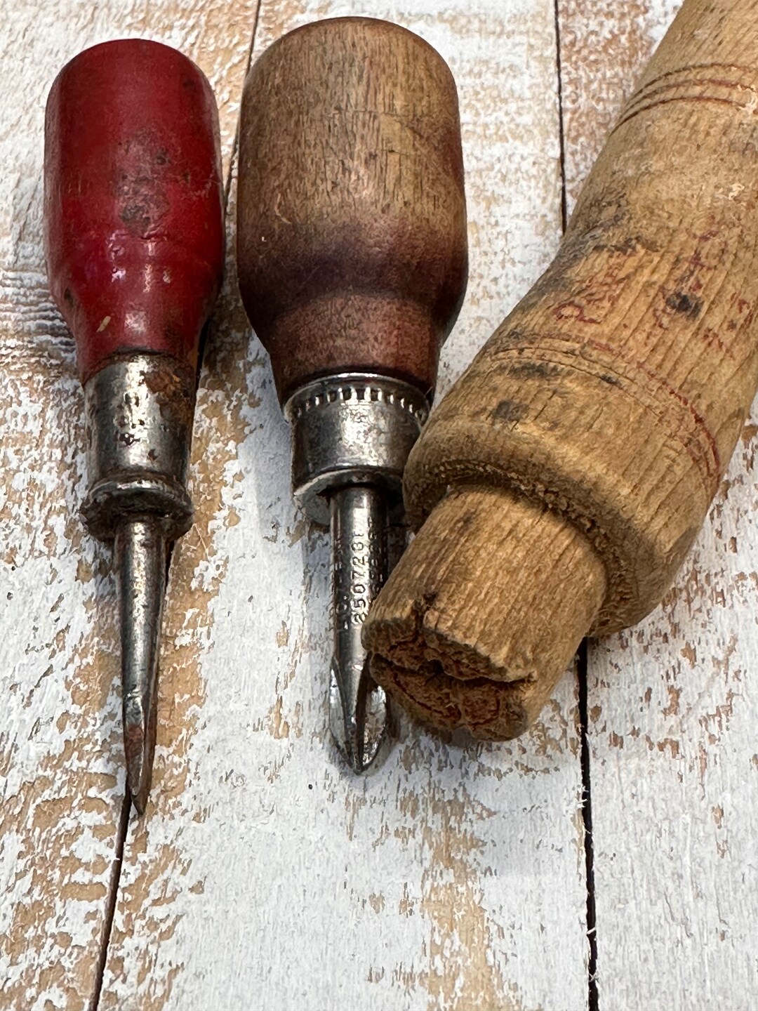 Vintage Wood Handled Tiny Screwdrivers - Etsy