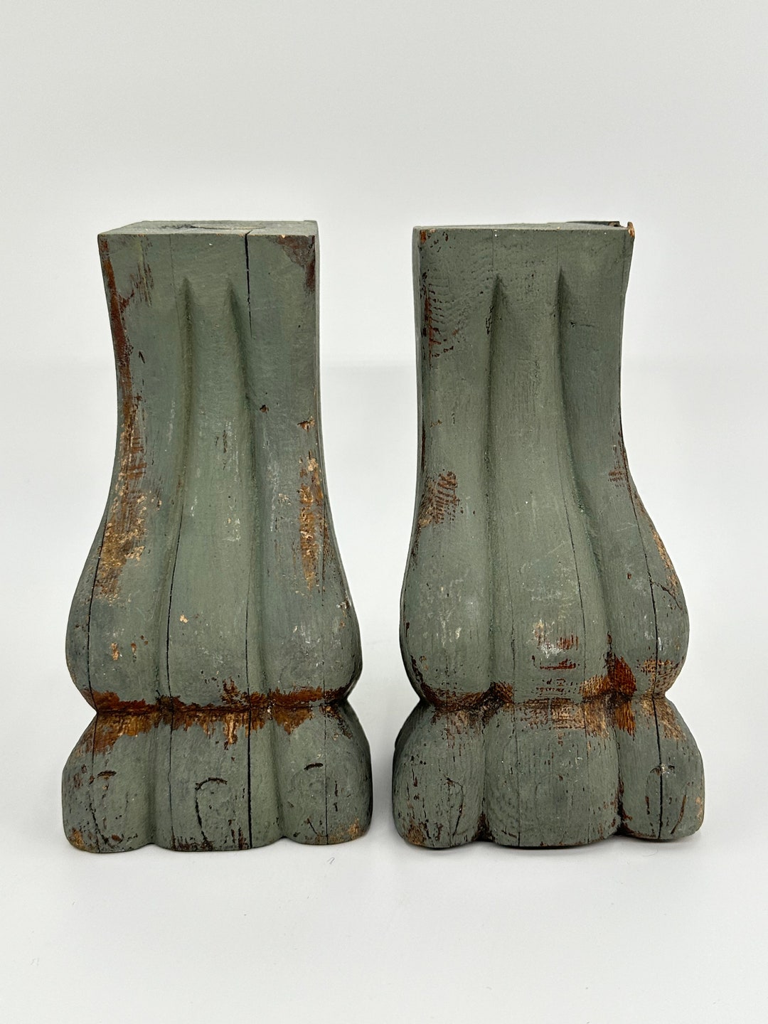 2 Antique Claw Foot Table Legs - Etsy