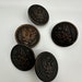 4 Antique Military Uniform Buttons - Etsy
