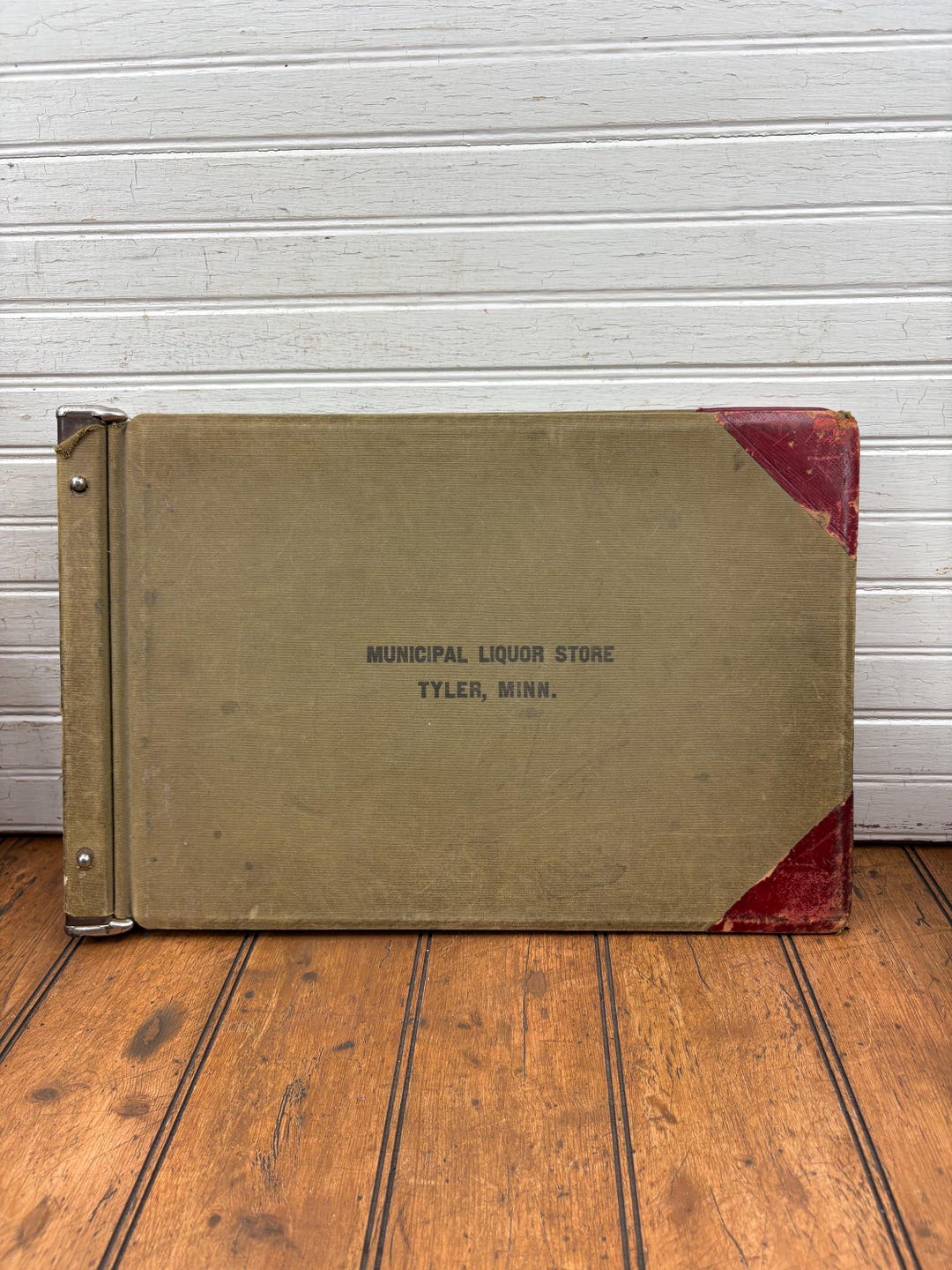 Vintage Canvas Store Ledger Book - Etsy