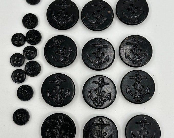 US Navy Peacoat Buttons - Etsy