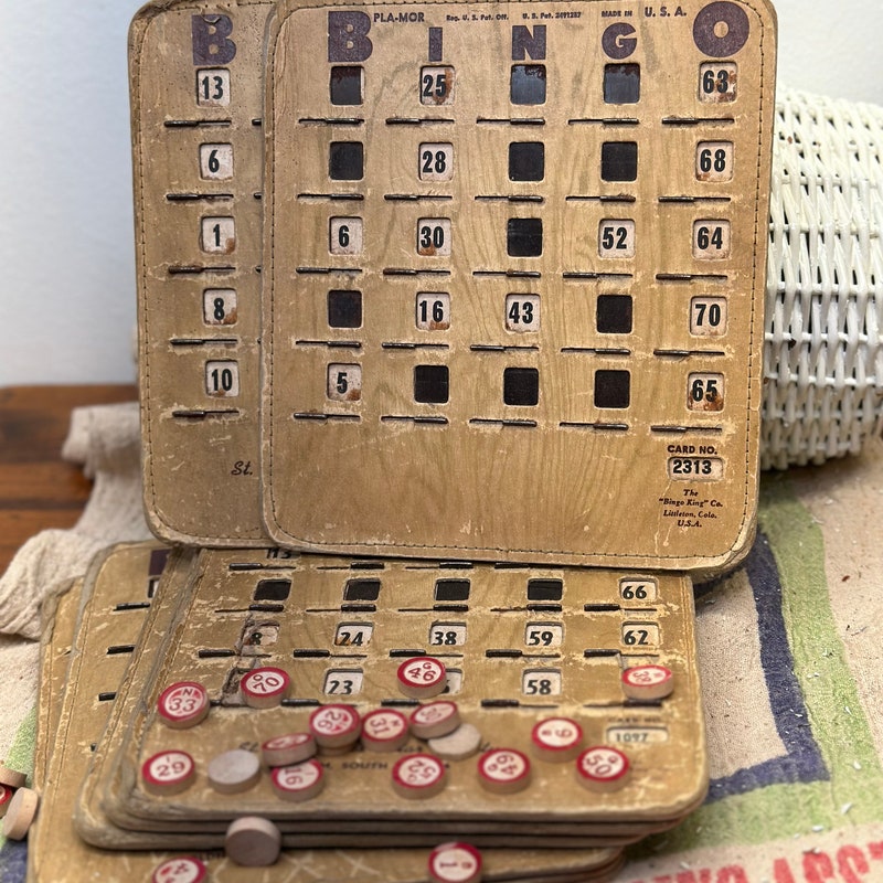 Vintage Bingo Cards - Etsy