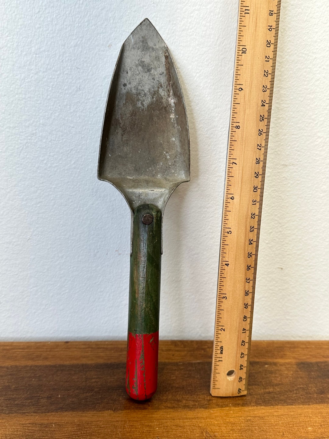 Vintage Red and Green Garden Handheld Shovel Spade - Etsy