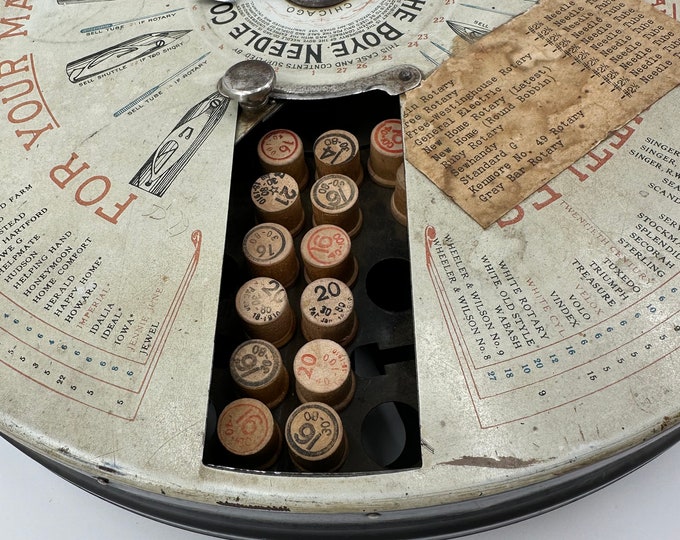 Antique 16” Boye Needle Company Tin Needle Dispenser Display, 1906 - Etsy