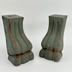 2 Antique Claw Foot Table Legs - Etsy